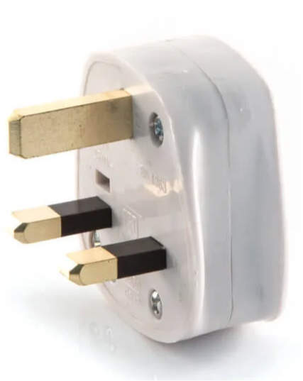 Plug Top - 13A Fuse Fitted-White – SPARKSAVER