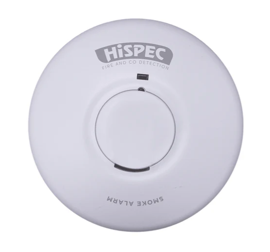 HiSPEC HSSA/PE Mains Power INTERCONNECTABLE Smoke Detector + 9v Backup ... HiSPEC HSSA/PE Mains Power INTERCONNECTABLE Smoke Detector + 9v Backup ...